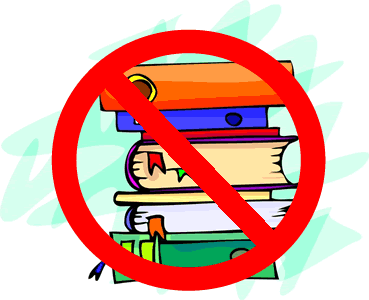 Caveman English: Books Not Allowed for the Outside Reading Assignment