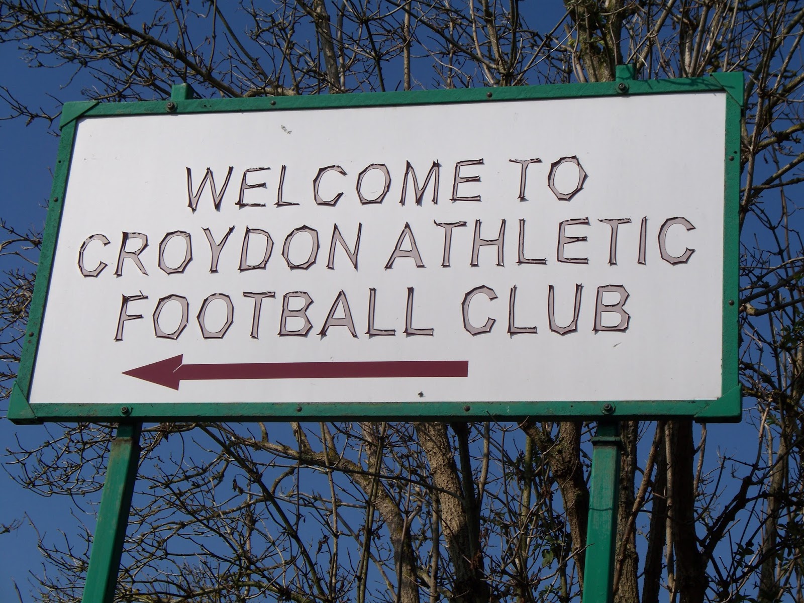 The Wycombe Wanderer: AFC Croydon Athletic - The Mayfield Stadium