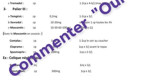Ordonnances type - etude Médicale