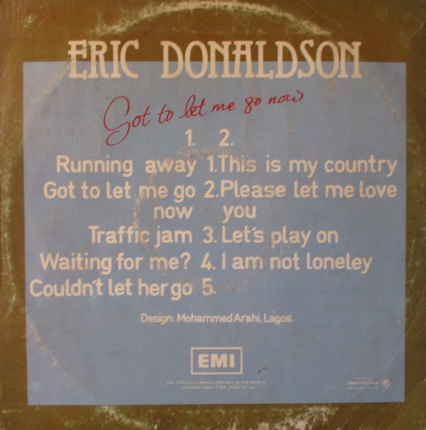Compartilhando Reggae: Eric Donaldson - Got To Let Me Go Now LP Vinyl ...
