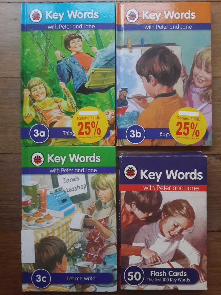 瑜玲育儿经 (Elaine Teh): 《Peter and Jane》 （3a, 3b, 3c and flash card~ 阅读报告）