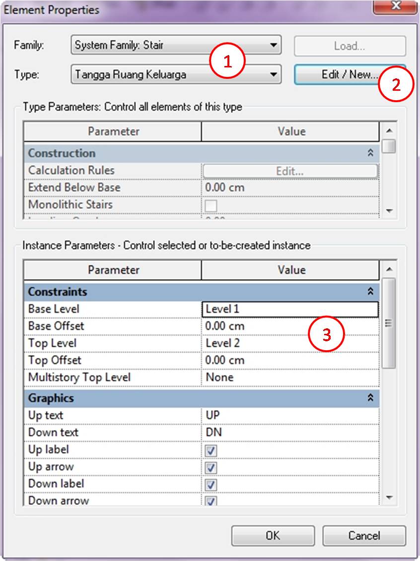 Elemen Properties Objek Revit Architecture ~ Kursus Revit Terjamin ...