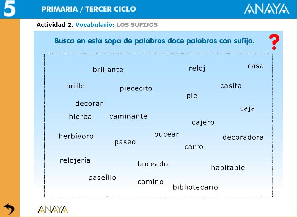 LEE Y ESCRIBE 5º : JUEGOS LENGUA VOCABULARIO