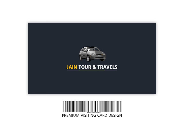 Car Travels Visiting Card Design cdr (Corel Draw) Free Download 2021