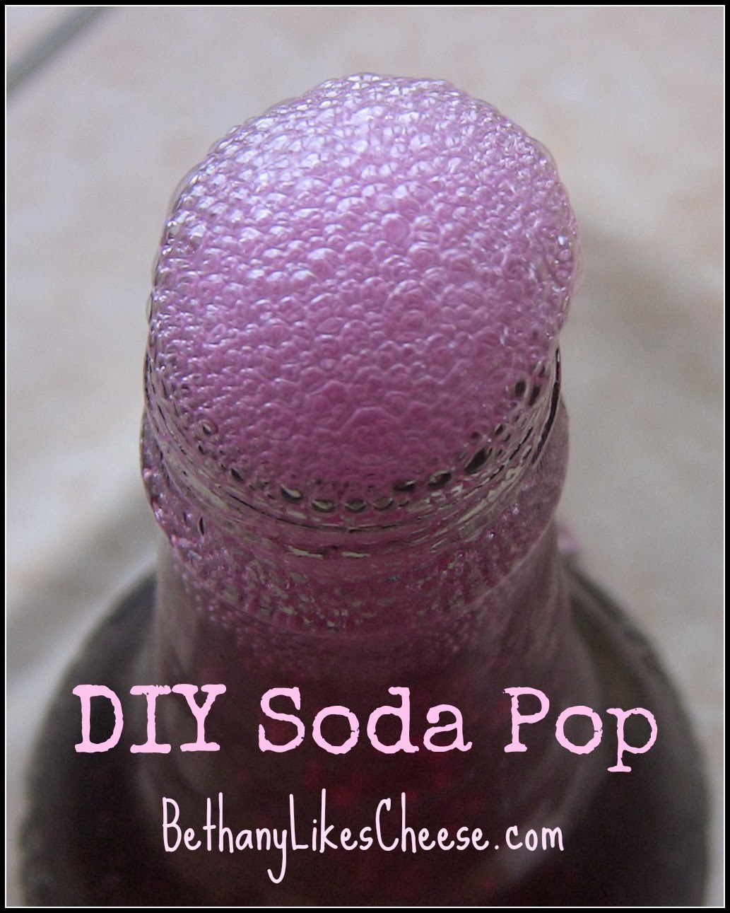 Bethany Likes Cheese: How To Make Soda Pop