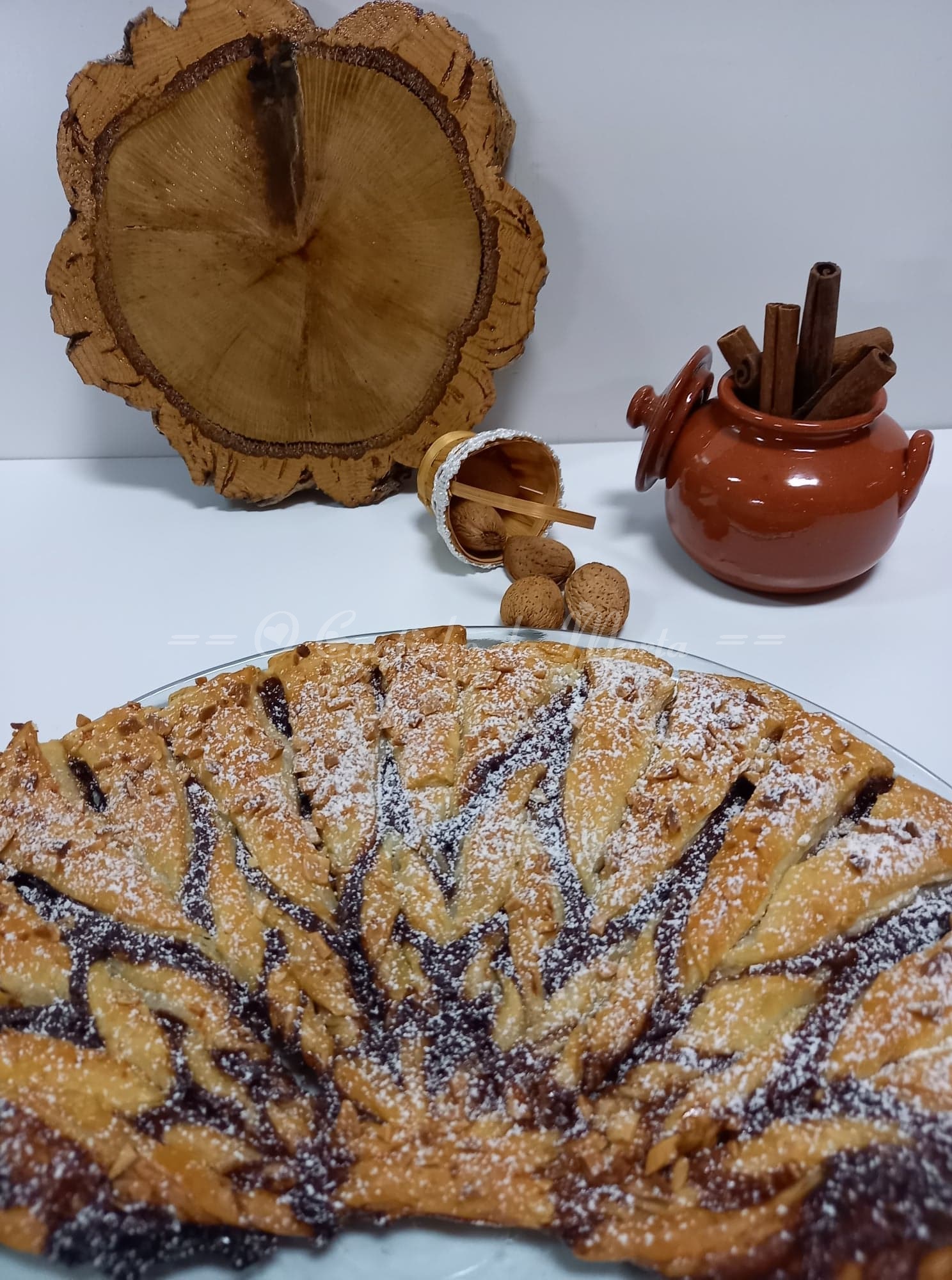 O Cantinho da Marta: Meia Lua Folhada de Chocolate e Avelã