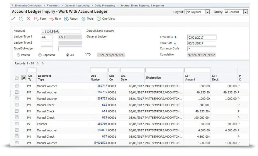 General Ledge ~ Certificate Letter