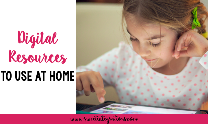 FREE Digital Resources to Use at Home | Sweet Integrations