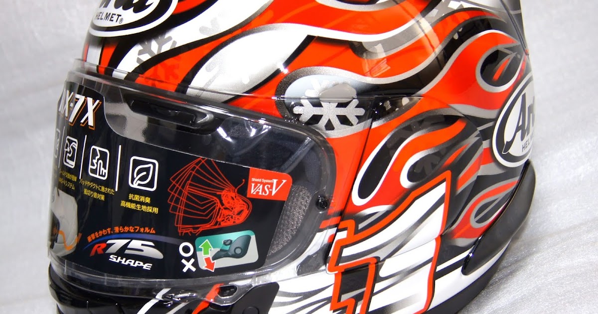 samurai‐bikers: Arai RX-7X HAGA Corsair-X RX-7V