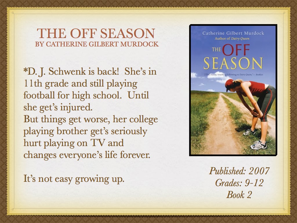 Young Adult Reading Machine: The Off Season by Catherine Gilbert Murdock