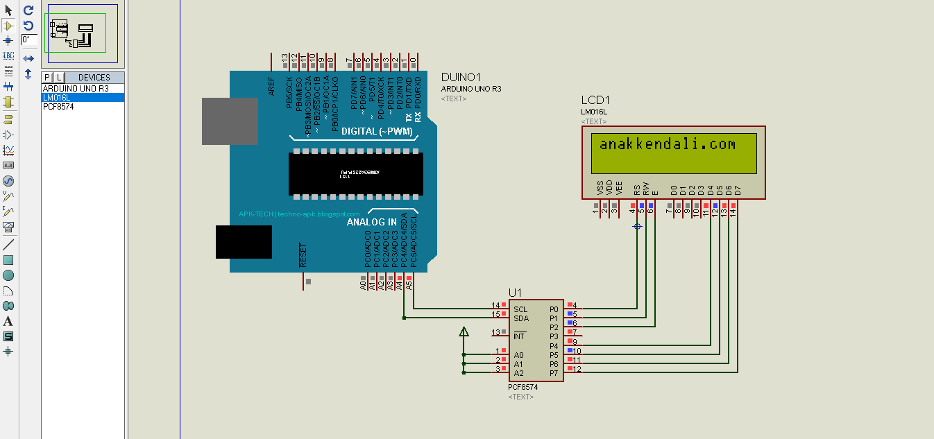 I2c Lcd With Arduino Proteus Simulation And Code Proteus Tutorial I2c Lcd With Arduino