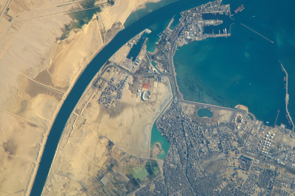 Are you aware of Suez Canal which connects 2 seas