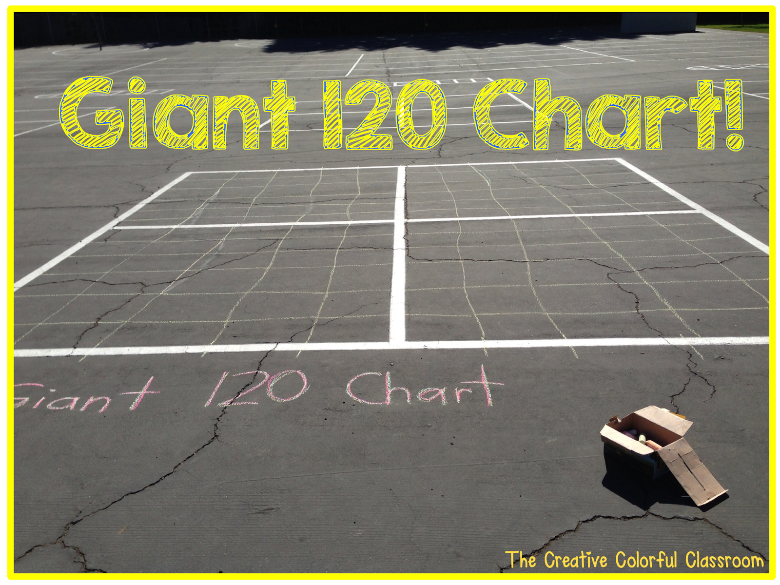 The Creative Colorful Classroom: Creating a Giant 120 Chart!