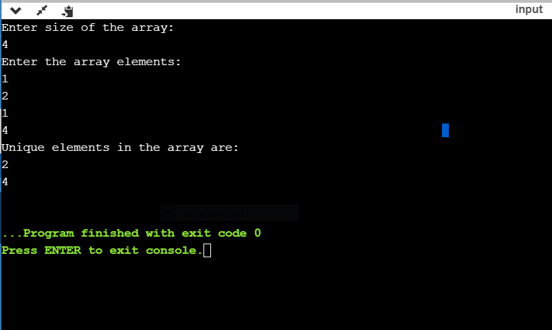 Java Code 1 To Find The Unique Elements In An Array Lets Learn Computer Programming