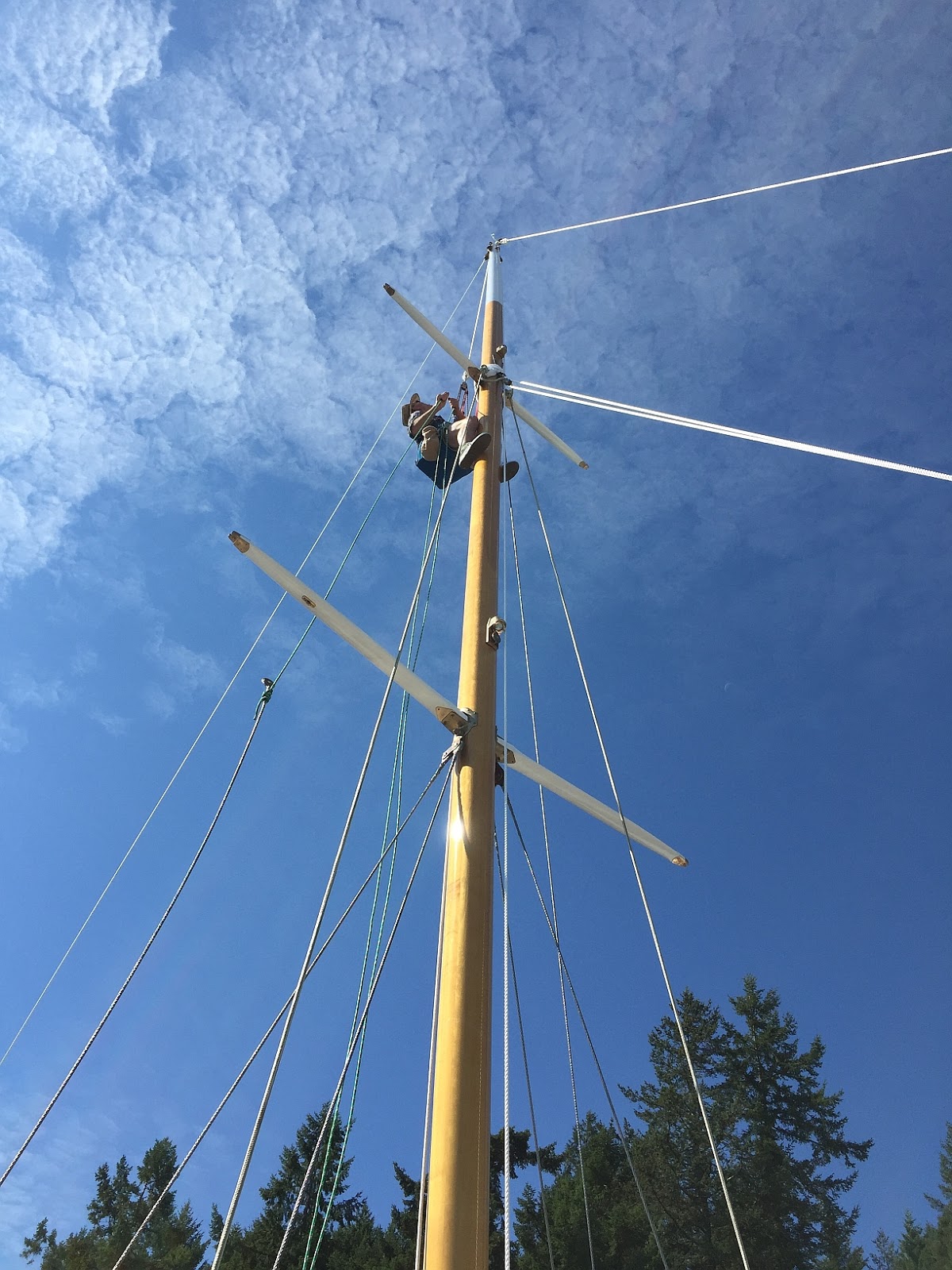 Building a 34 ft Lyle Hess Falmouth Cutter: Rigging