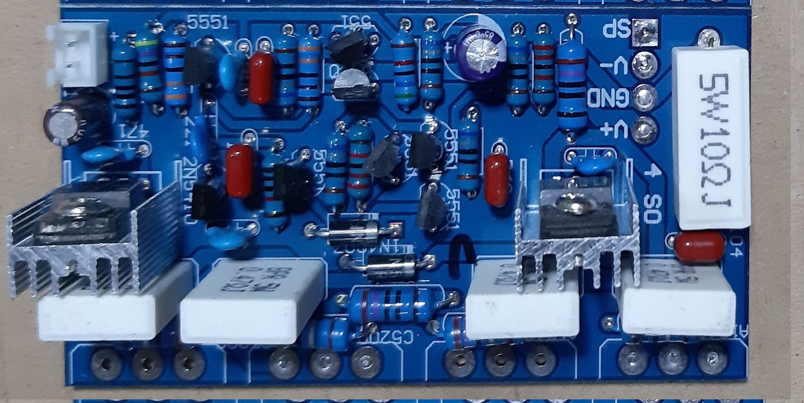 Mạch công suất 4 sò - Điện tử Tuấn Hưng - Tuan Hung Audio