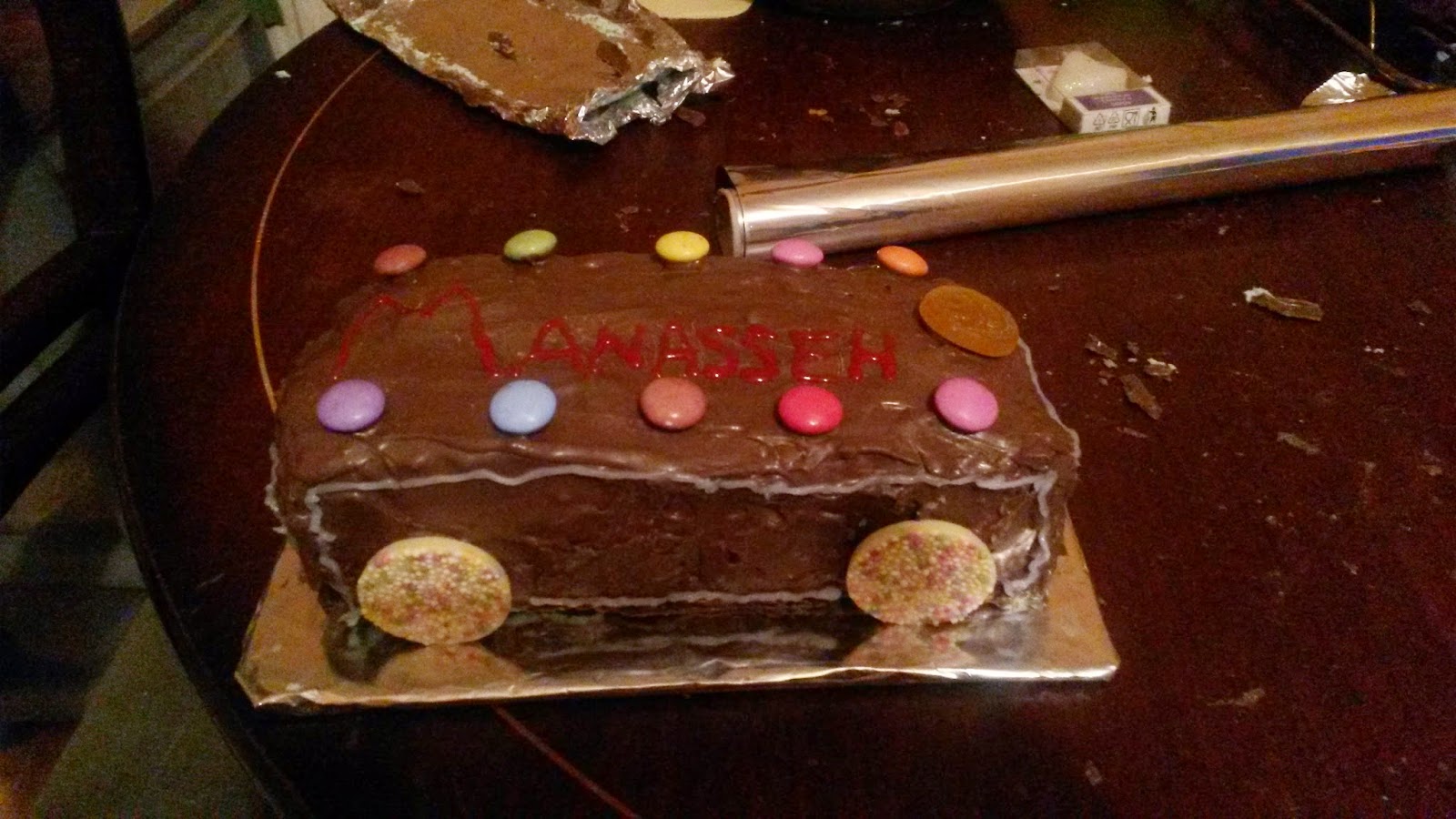 How I Made A Train Cake