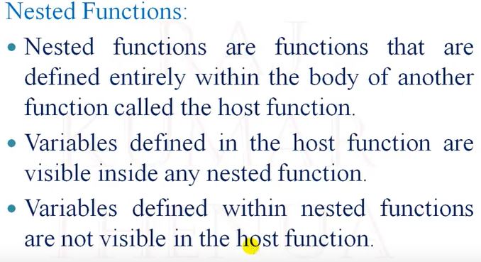 Lecture 34 Nested Function In Matlab Matlab Programming