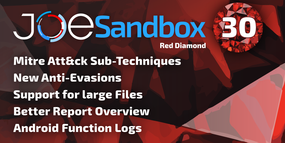 Deep Malware Analysis - Joe Sandbox v30 - Red Diamond
