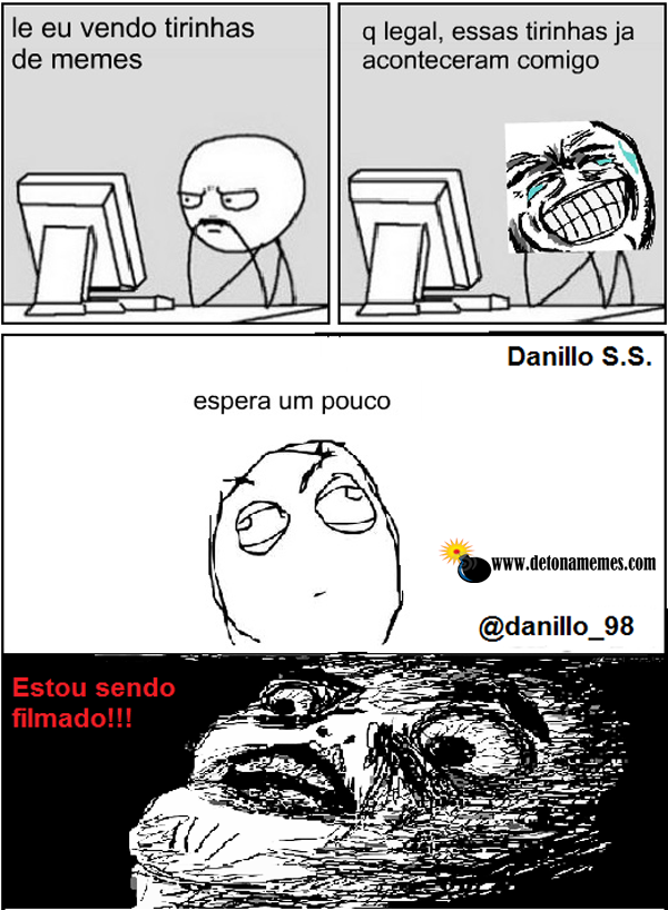 Estamos Te Observando | Tirinhas Memes - Detona