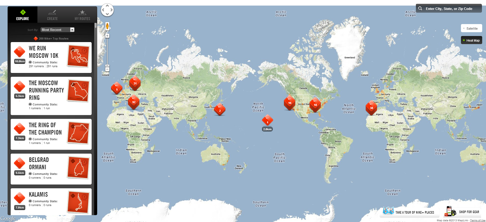 How To Nike: How Nike+ Top Routes are created