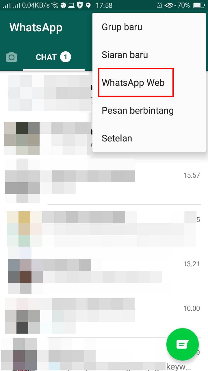 Cara Menggunakan Whatsapp Web Di Android