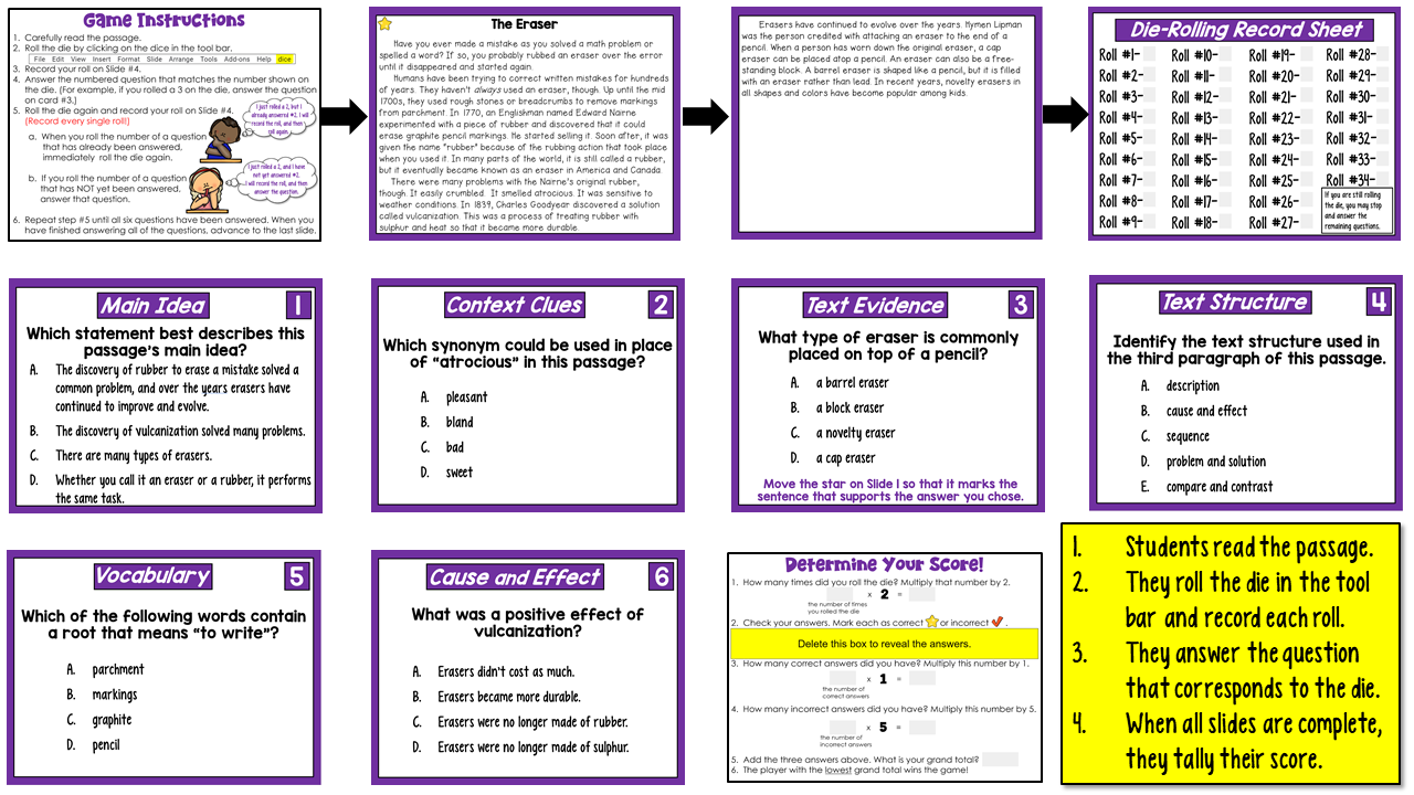 Reviewing Skills with Reading Games! | Crafting Connections