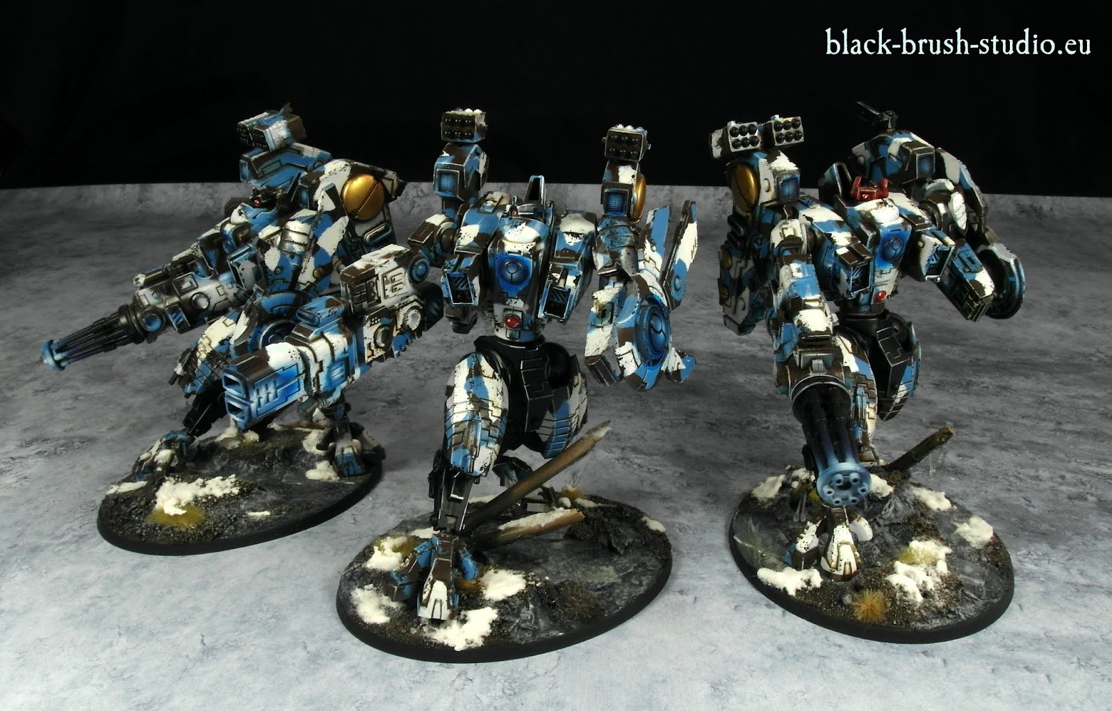 Tau Empire: Army in Winter Camo Scheme