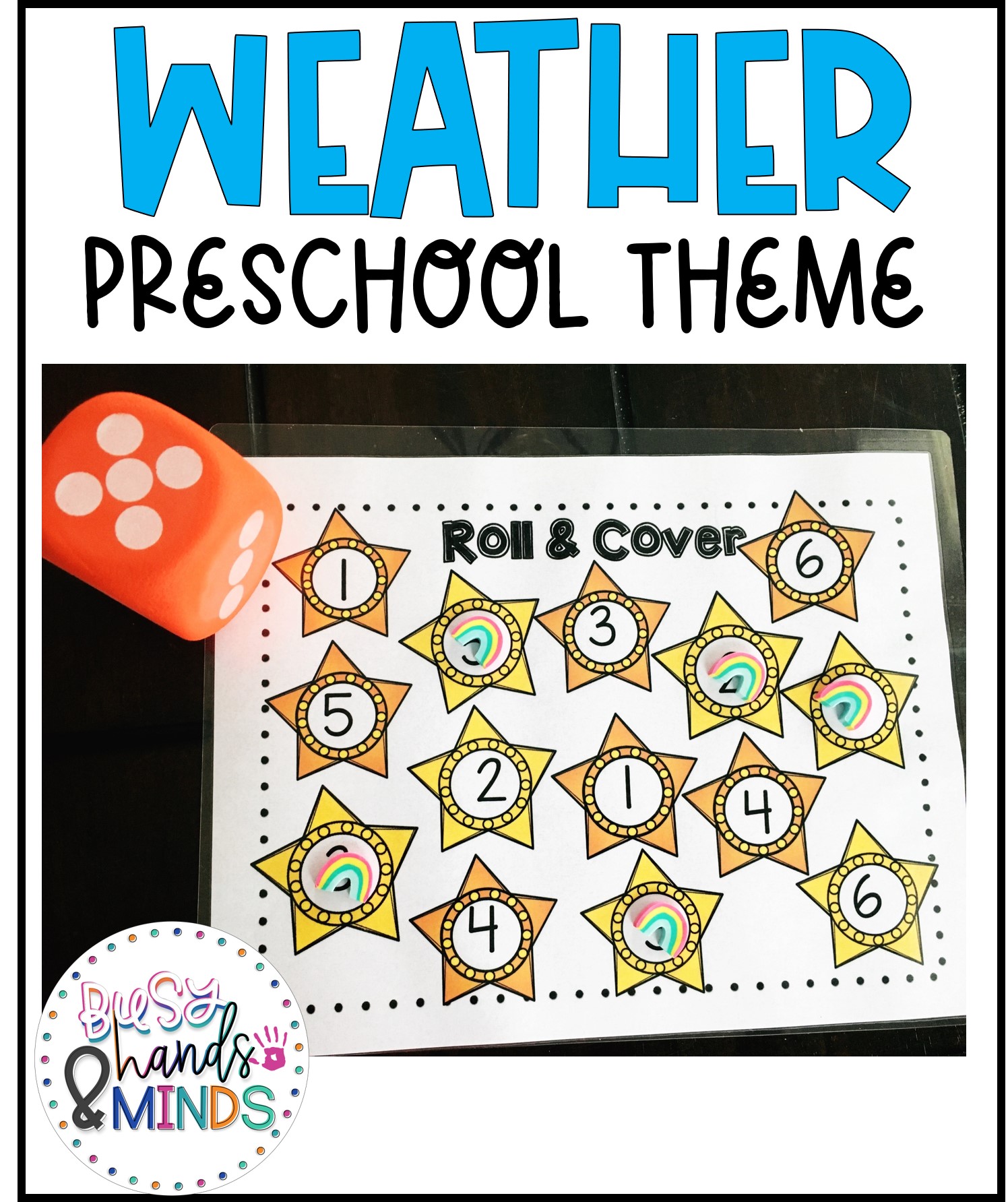 Weather Preschool Theme | Busy Hands and Minds