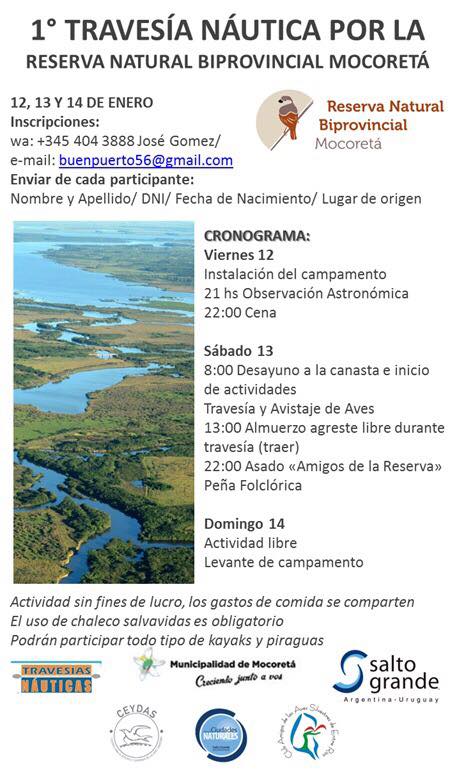 ASOCIACION ECOLOGISTA RIO MOCORETA: 1ERA TRAVESÍA NÁUTICA POR LA ...