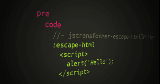 pug(Jade)でエスケープせずhtmlタグやscriptをそのまま表示させる方法 | Black Everyday Company