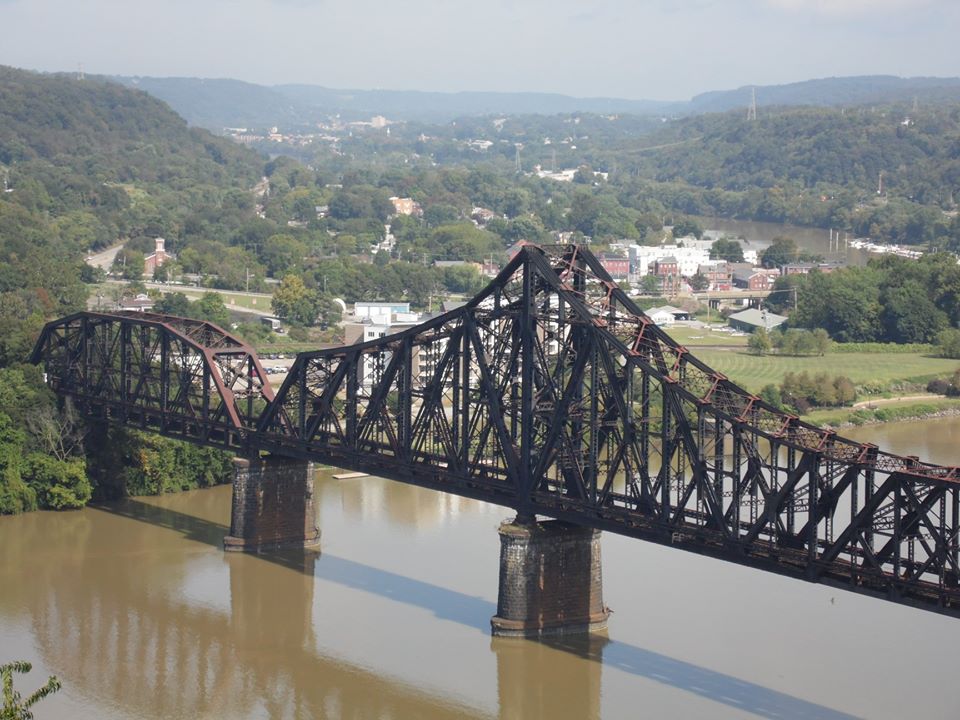 Industrial History: CSX/P&LE 1910 Bridge over Ohio River at Monaca ...