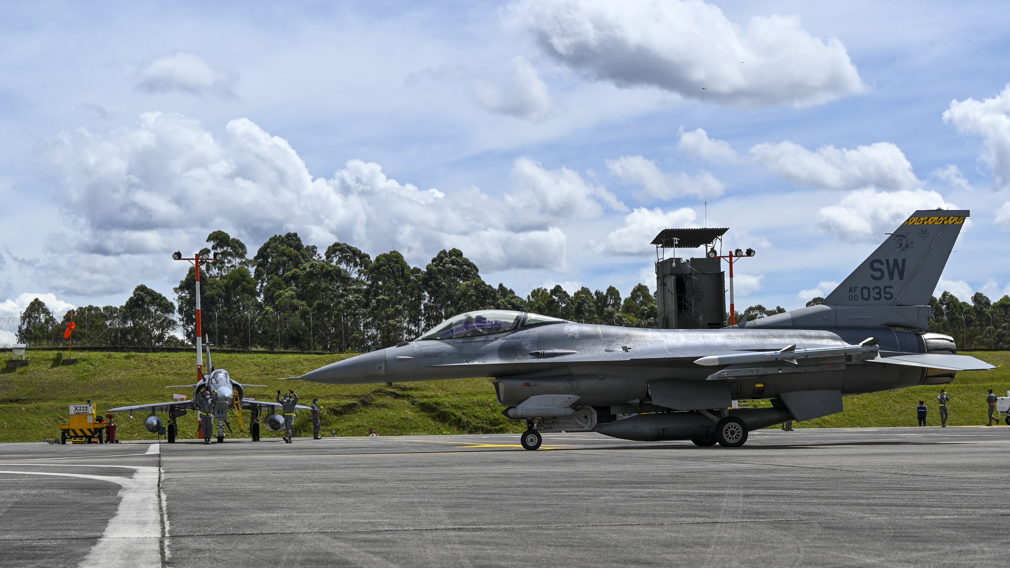 Comienza el ejercicio "Relámpago VI" entre la USAF y la FAC en Rionegro.