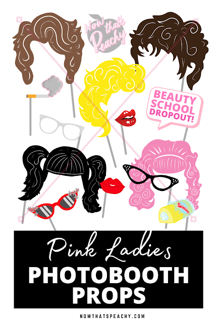 GREASE Movie 1950s theme Party Printables | EDITABLE PDFs | Now thats ...