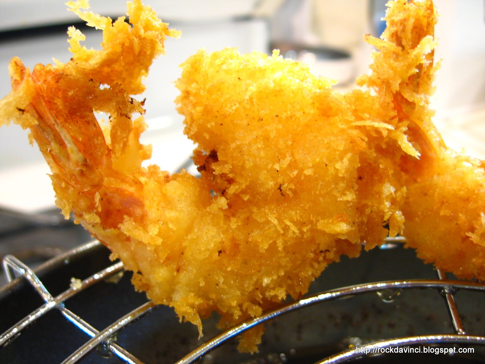 Let's Rock Like da Vinci - Cook Away!: Polly's Spicy Tempura Shrimps