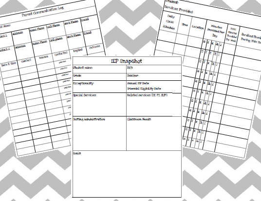 IEP Checklist FREEBIE & Caseload Binder - Teaching Special Thinkers