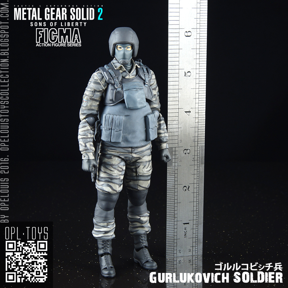 Opelouis's Toys Collection: Figma 298 MGS2, Gurlukovich Soldier. (with ...