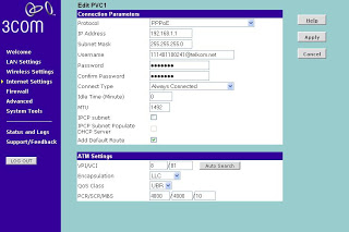 Cara Setting Modem 3COM ~ Yansen