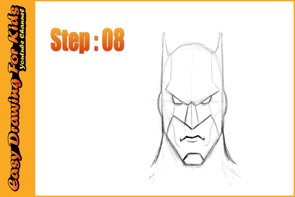 How to Draw Batman Face | Drawing Course for Beginners