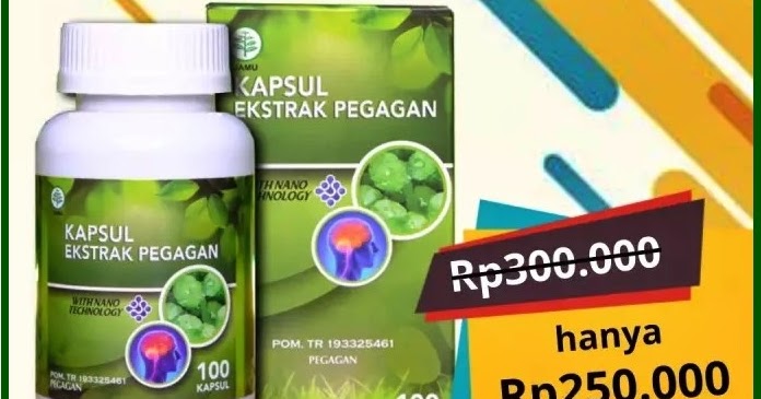 KAPSUL EKSTRAK PEGAGAN