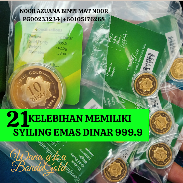 21 Kelebihan Memiliki Syiling Emas Dinar 999.9