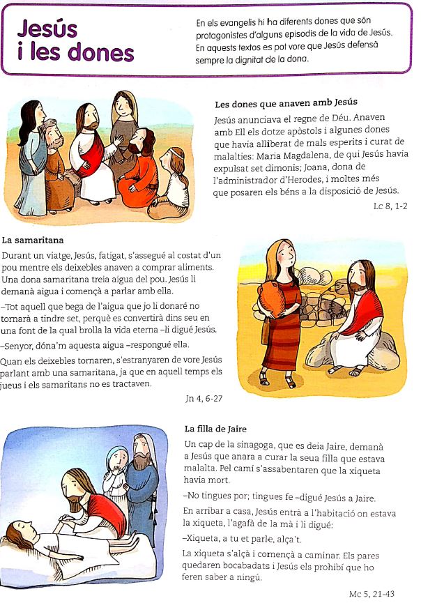 EL BLOG DE LA PROFE DE RELIGIÓN VIRGEN DE LORETO: TEMA - JESÚS I LES DONES