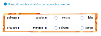 Mi aula en la mochila: NOMBRES INDIVIDUALES Y COLECTIVOS