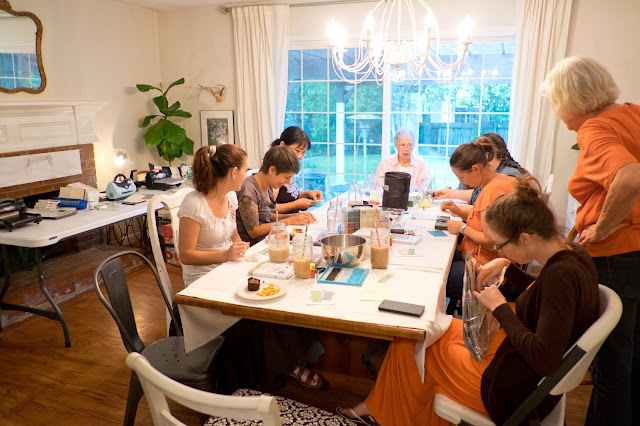 Domestic Fashionista: Girl's Night Card Making Party