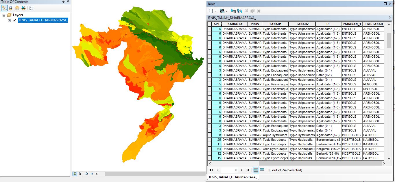 Shapefile Peta Jenis Tanah Seluruh Indonesia - Lapak GIS