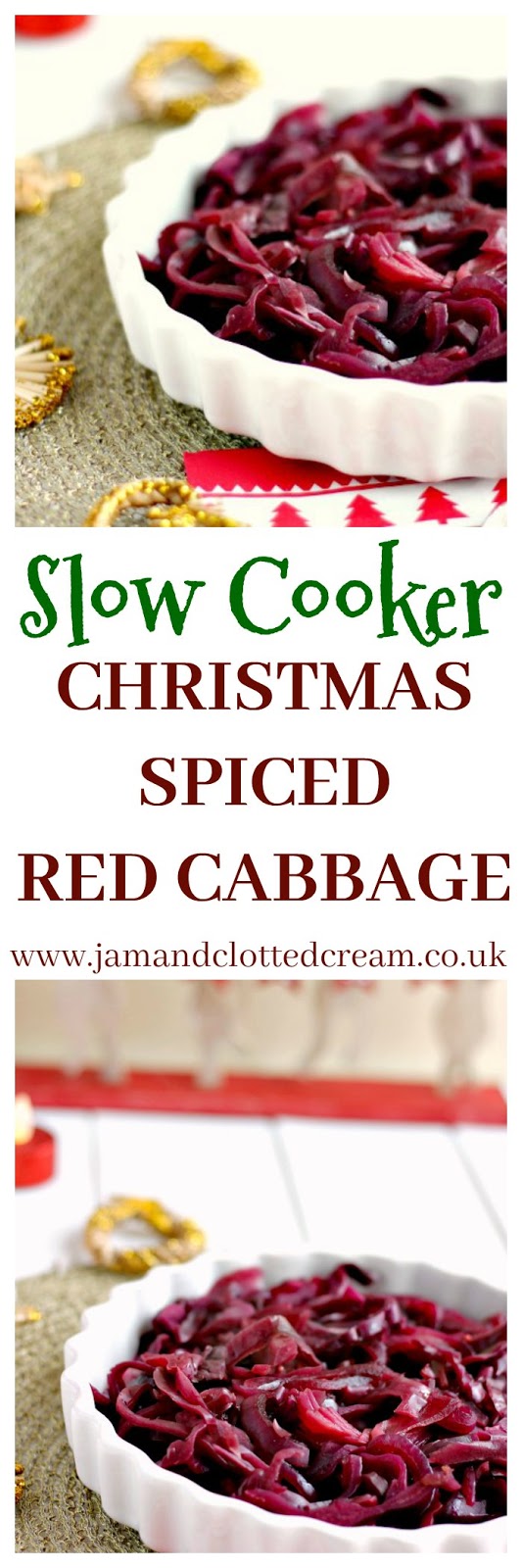 Slow Cooker Christmas Spiced Red Cabbage - A Cornish Food Blog | Jam ...