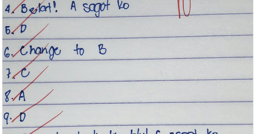 How to comply with no erasures rule during written exam? - Where In Bacolod