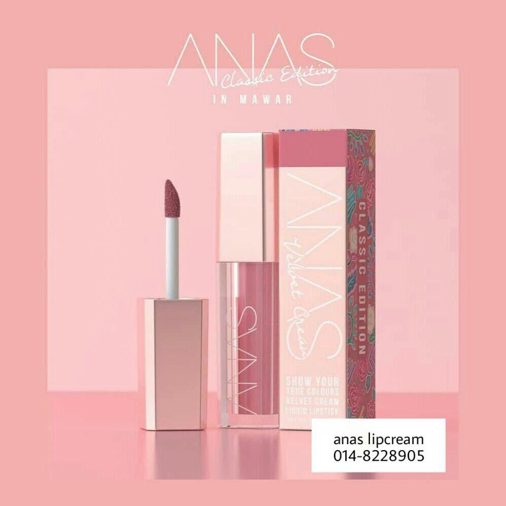 ANAS Cosmetics Velvet Cream Liquid Lipstick Classic Edition - Makeup ...