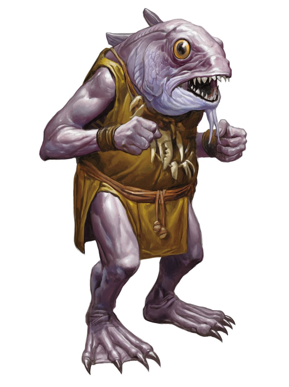 D&D 5e - Fanmade underwater Playable Races - Kuo-Toa