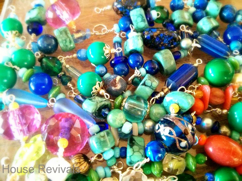 To see how I busted my stash to make a handy supply of beaded charms ...